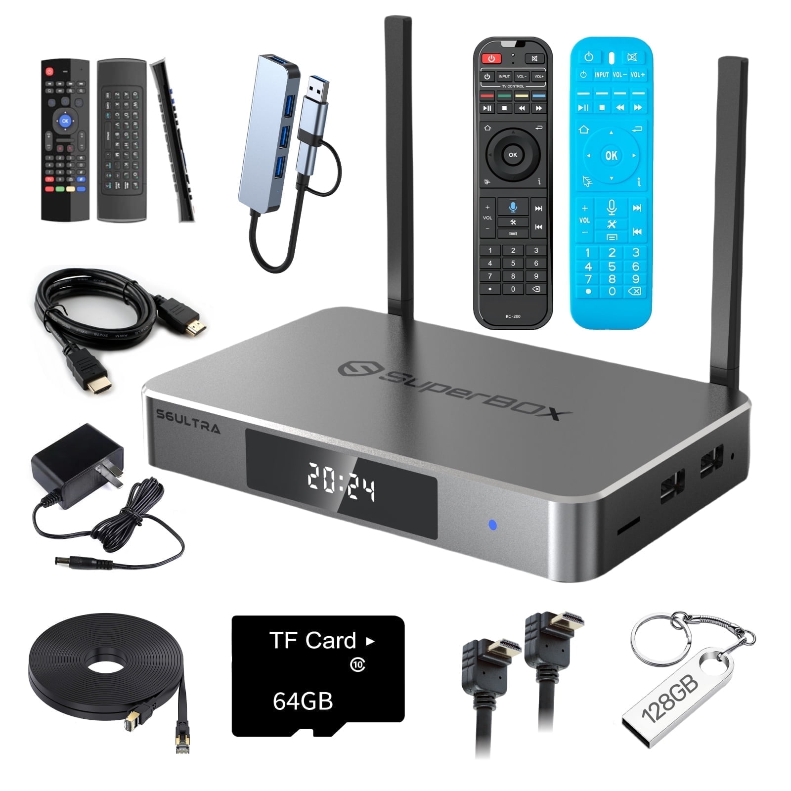 SuperBox S6 Ultra Modèle 2025 /android 12 / 4 Go DDR / 128 Go eMMC ...