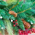 Celestial Lights Battery Operated Cone and Berry Wreath with Dual Color ...
