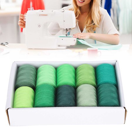 Blue Sewing Thread Set, Universal Stitching Threads 1000 Yards Firm For ...