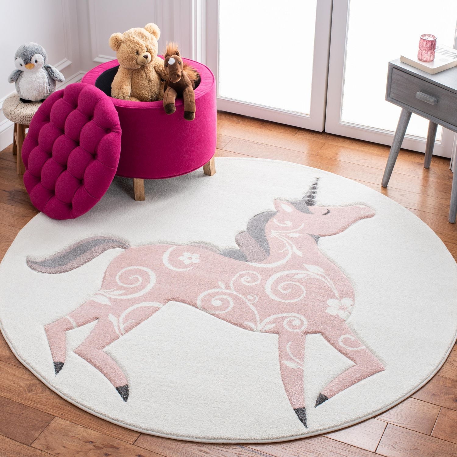 Click here for Safavieh Carousel Kids Dalach Unicorn Area Rug 67... prices