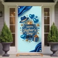 2D Flat Father's Day Theme Banner Peach Skin Fabric Tapestry Suitable ...