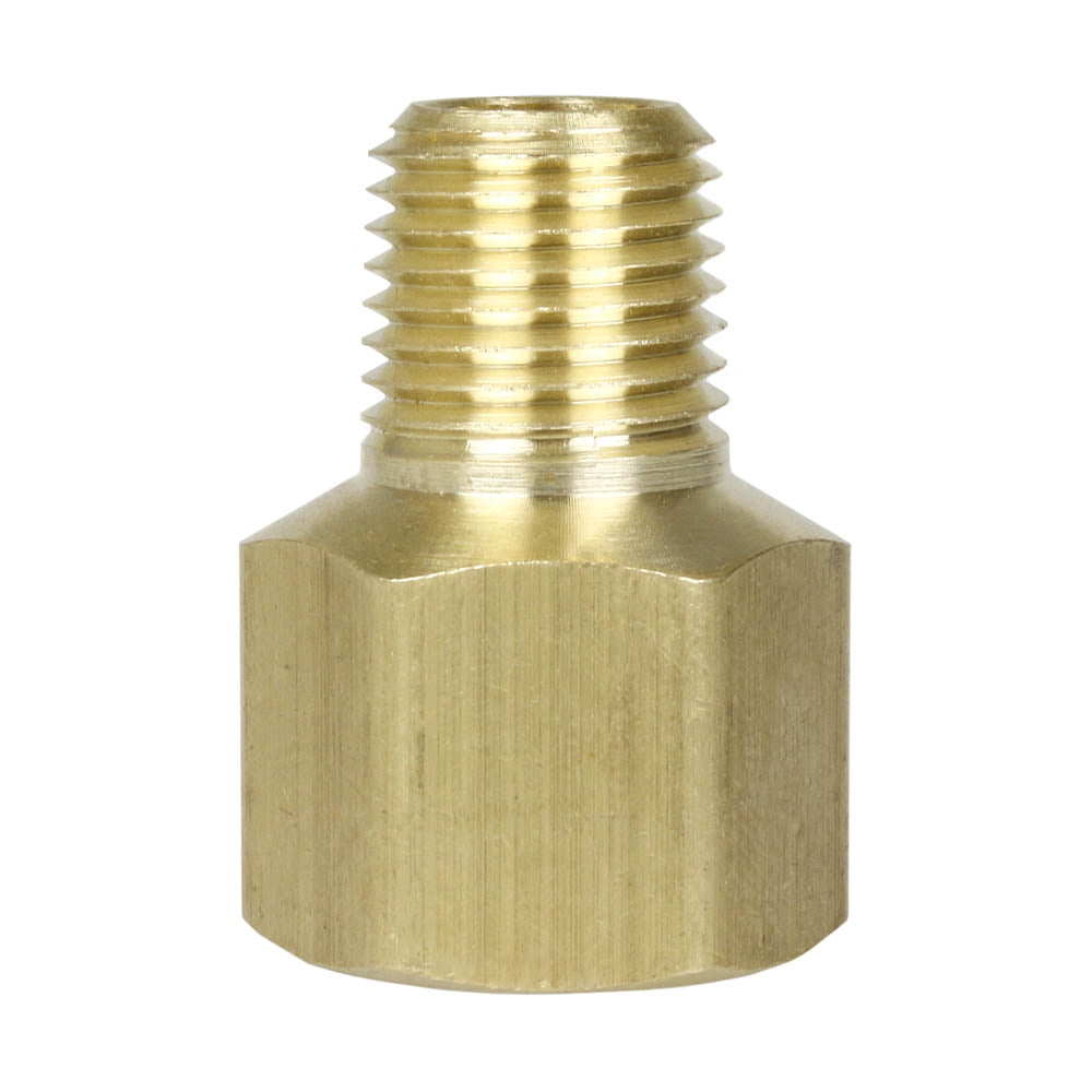3/8" x 1/4" Female NPTF x Male NPTF Solid Brass Extension Adapter Pipe Fitting - Walmart.com