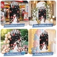 Black Christmas Arch Backdrop Cover 7.2x4 Ft, Spandex Wedding Arch ...
