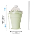 2-In-1 Collapsible Ice Ball Maker Cup – Reusable Silicone Ice Sphere ...