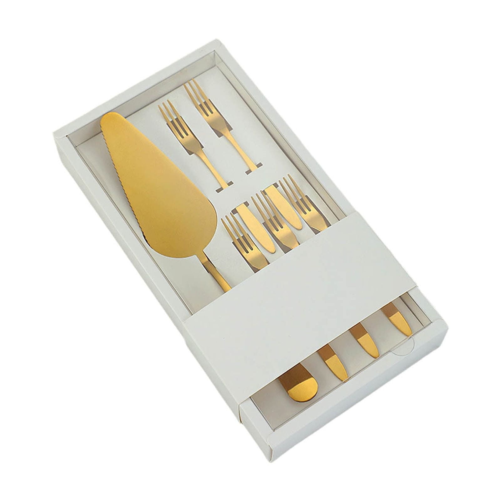 Click here for Yulier Cake Knife And Forks Set  Cake Cutting Set... prices