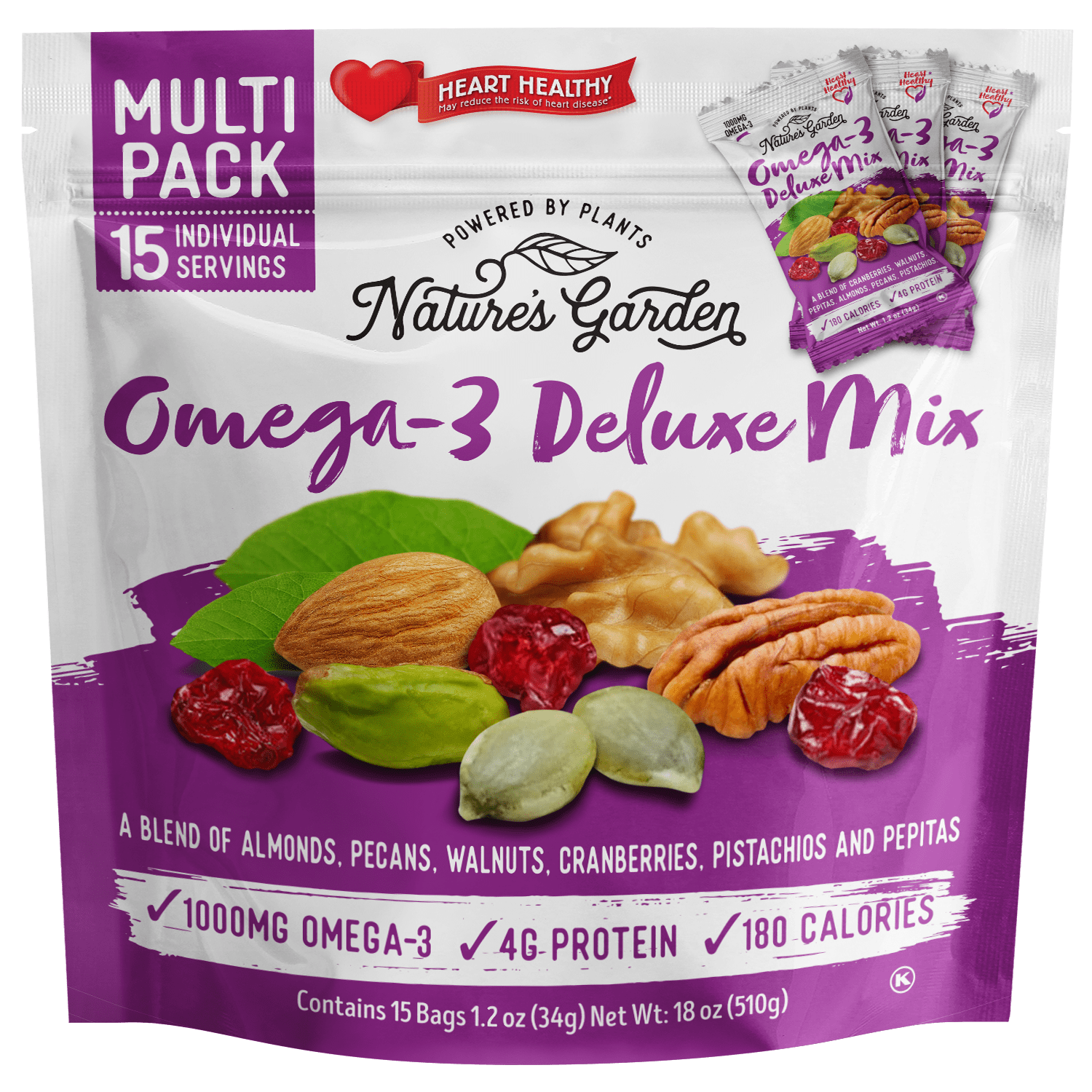 Nature's Garden Omega-3 Deluxe Mix - Walmart.com