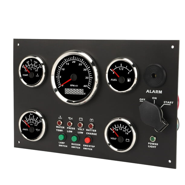 Boat Instrument Panel,Boat Instrument Panel Tachometer Boat Gauge Panel ...
