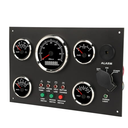 Boat Instrument Panel,Boat Instrument Panel Tachometer Boat Gauge Panel ...