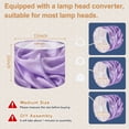 Drum Lamp Shade Purple Lilac Pink Ombre Shape Flowing Wave Very Peri ...