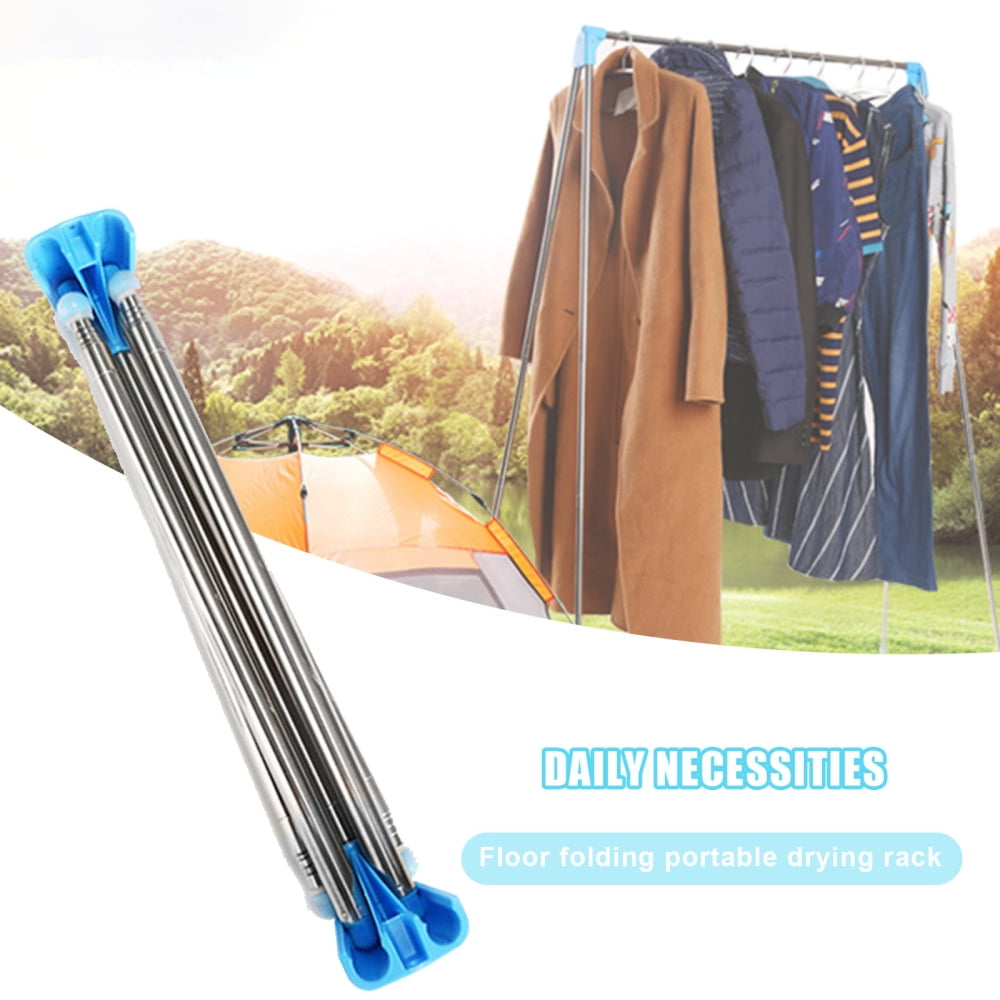 Portable Indoor Outdoor Clothes Rack Stable Retractable Rotatable ...