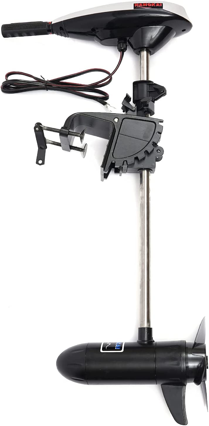 Buy Miumaeov Outboard Boat Trolling Motor, 12V 45LBS Thrust Electric Outboard Trolling Motor ...