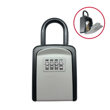 ORIA Waterproof Key Lock Box, Portable 4 Digit Combination Key Storage ...
