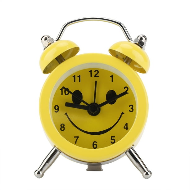 3Inch Portable Mini Metal Digital Alarm Clock with Battery Emoticon ...