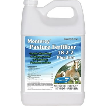 Monterey Pasture Fertilizer Plus Iron 18-2-2, 1 Gallon - Walmart.com