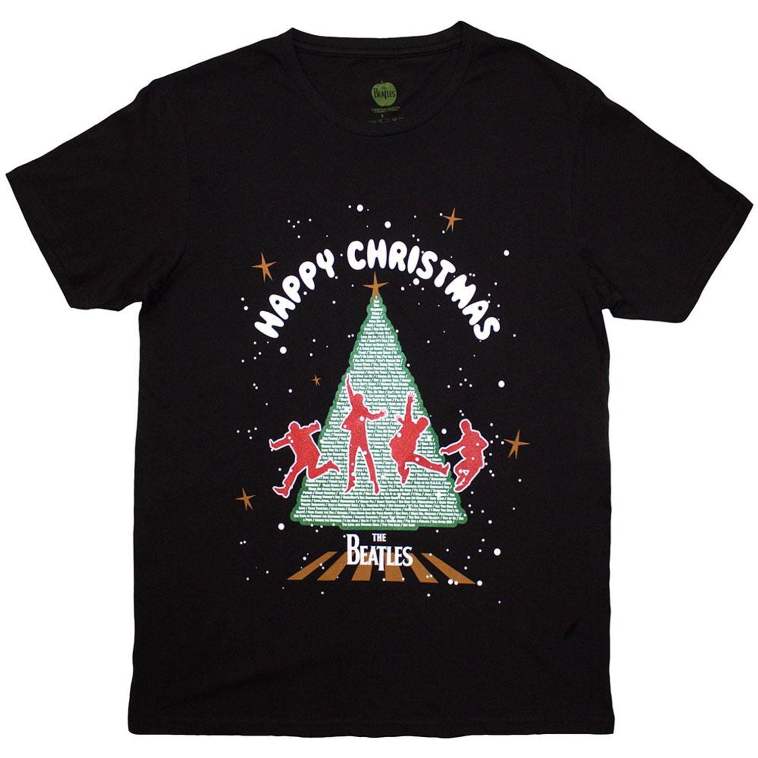 Click here for The Beatles Adult Christmas Tree T-Shirt S prices