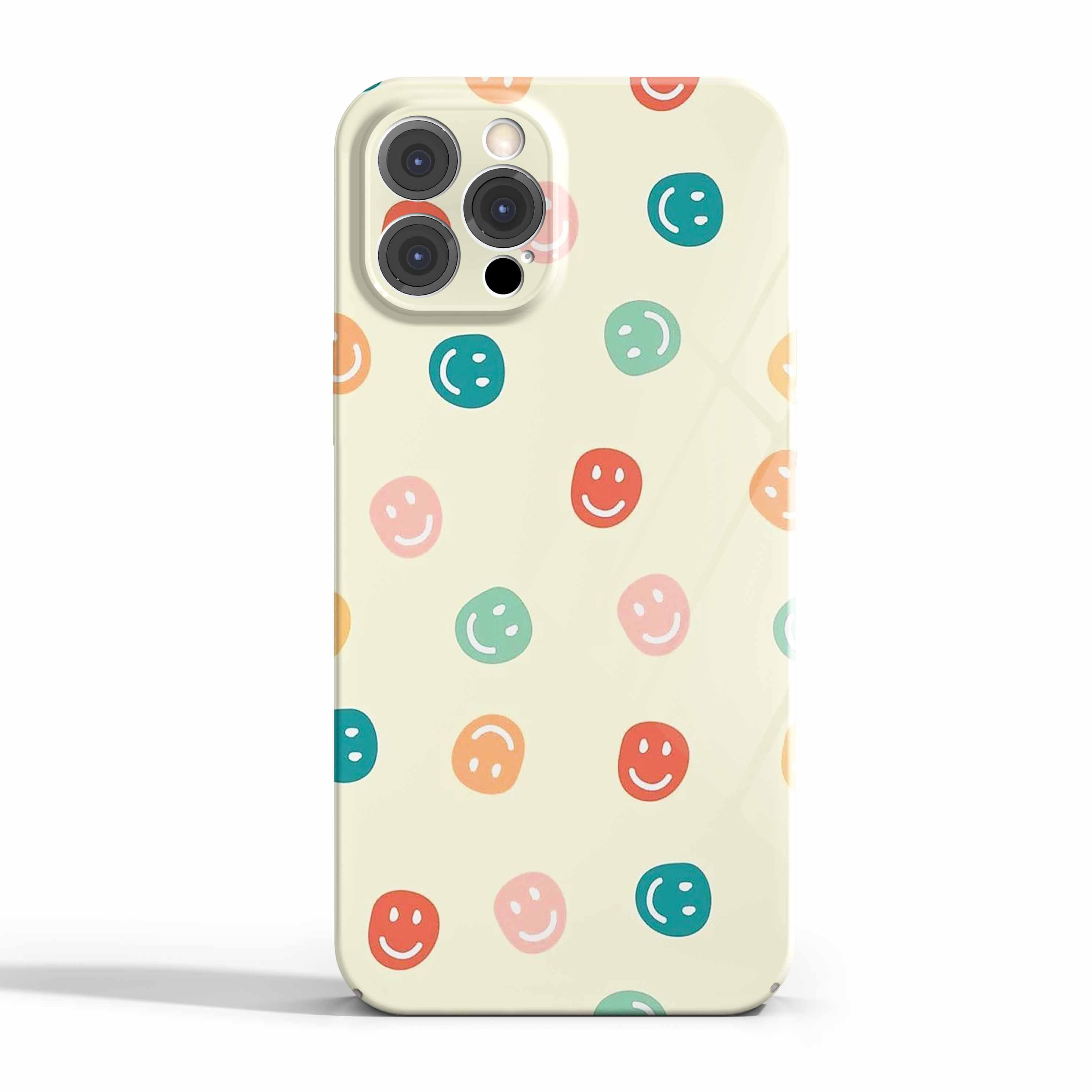 Smiley face Case for iPhone 12 Pro Max,Aesthetic Art Design Full Cover Protective Case - Walmart.com