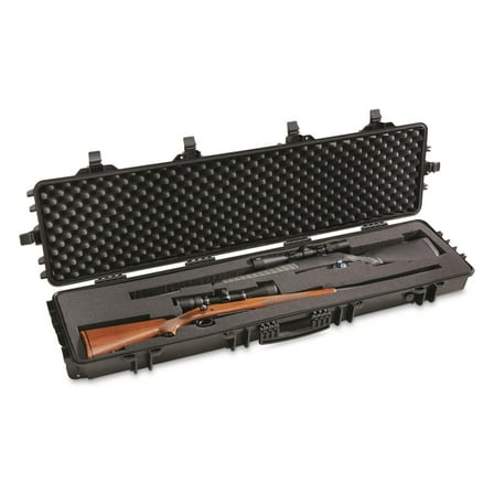 VEVOR 50-Inch Lockable Hard Rifle Case – Waterproof, Crushproof, and ...