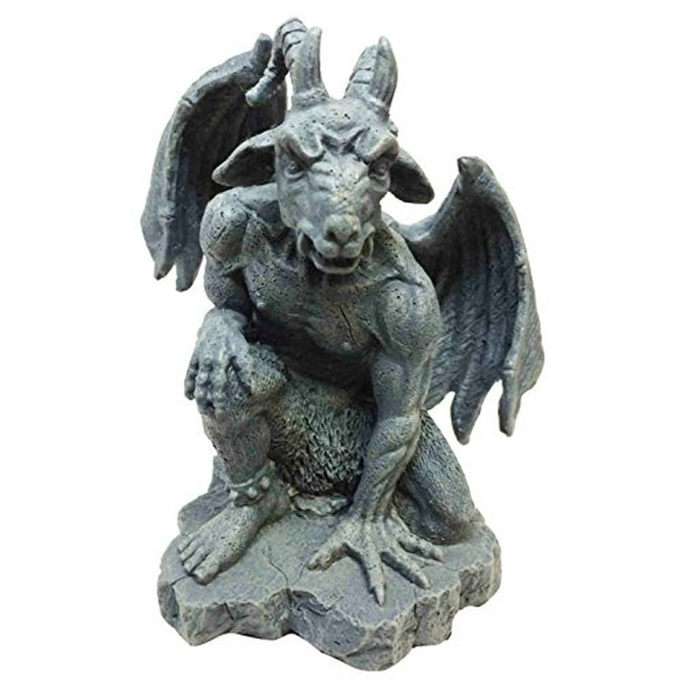 THE GUARDIAN SABBATIC WINGED GOAT GARGOYLE STATUE FIGURINE RESIN ...