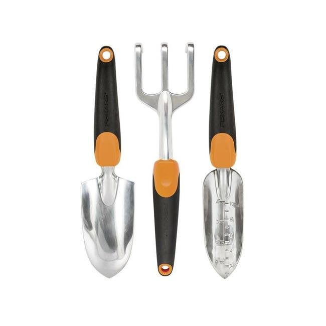 Fiskars Brands 261738 3 Piece Ergo Garden Tool Set - Walmart.com ...