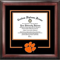 Free Shipping! Clemson University Spirit Diploma Frame 8.5x11 Mahogany ...
