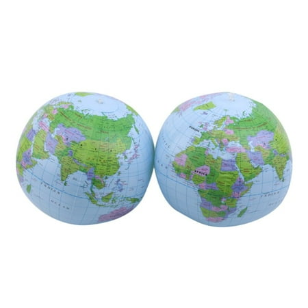 32CM Inflatable World Globe Map Ball Squishy Toys Early Education ...