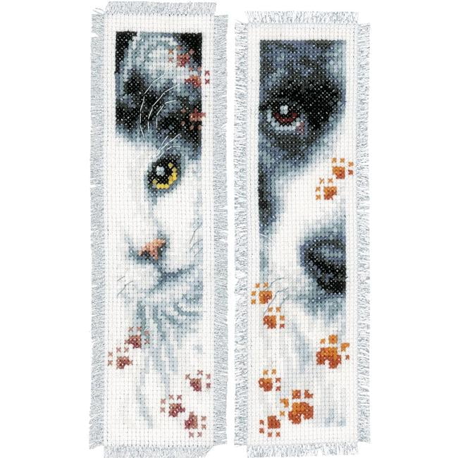 Vervaco V0155651 Dog & Cat - Counted Cross Stitch Kit - Walmart.com