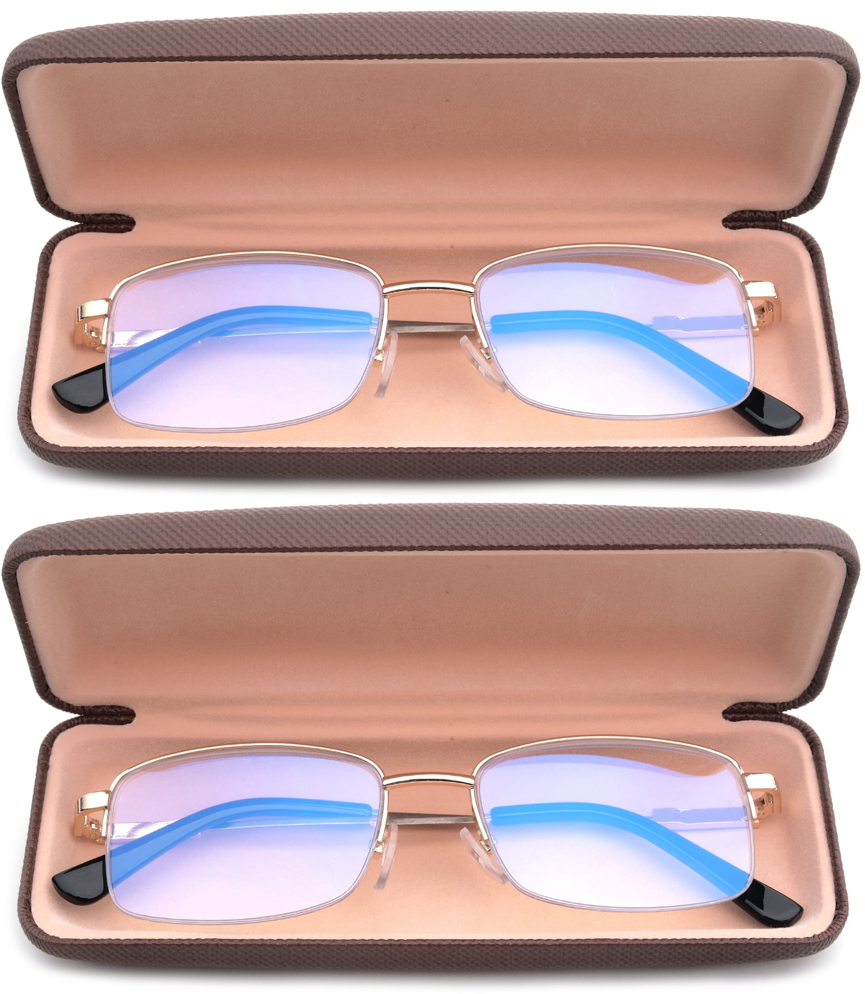 2 Packs Progressive Multifocal Reading Glasses Blue Light Blocking For 2 Packs Progressive Multifocal Reading Glasses Blue Light Blocking For