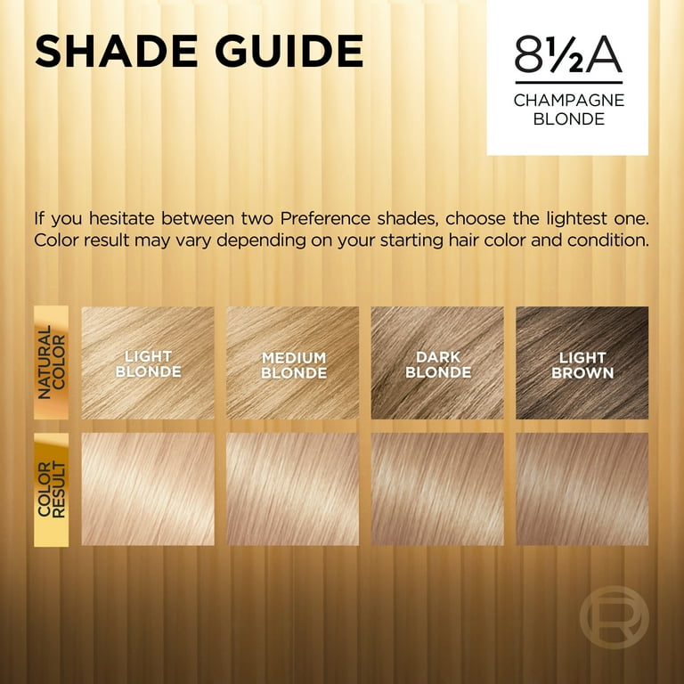 Preference Hair Color Chart L'Oréal Paris Superior Preference