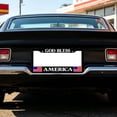 America License Frame Patriotic Flag Car Cover Black Metal License for ...