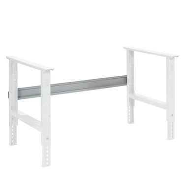 32"H C-Channel Open Flared Fixed Height Leg for 30"D Workbench, 1 Leg ...