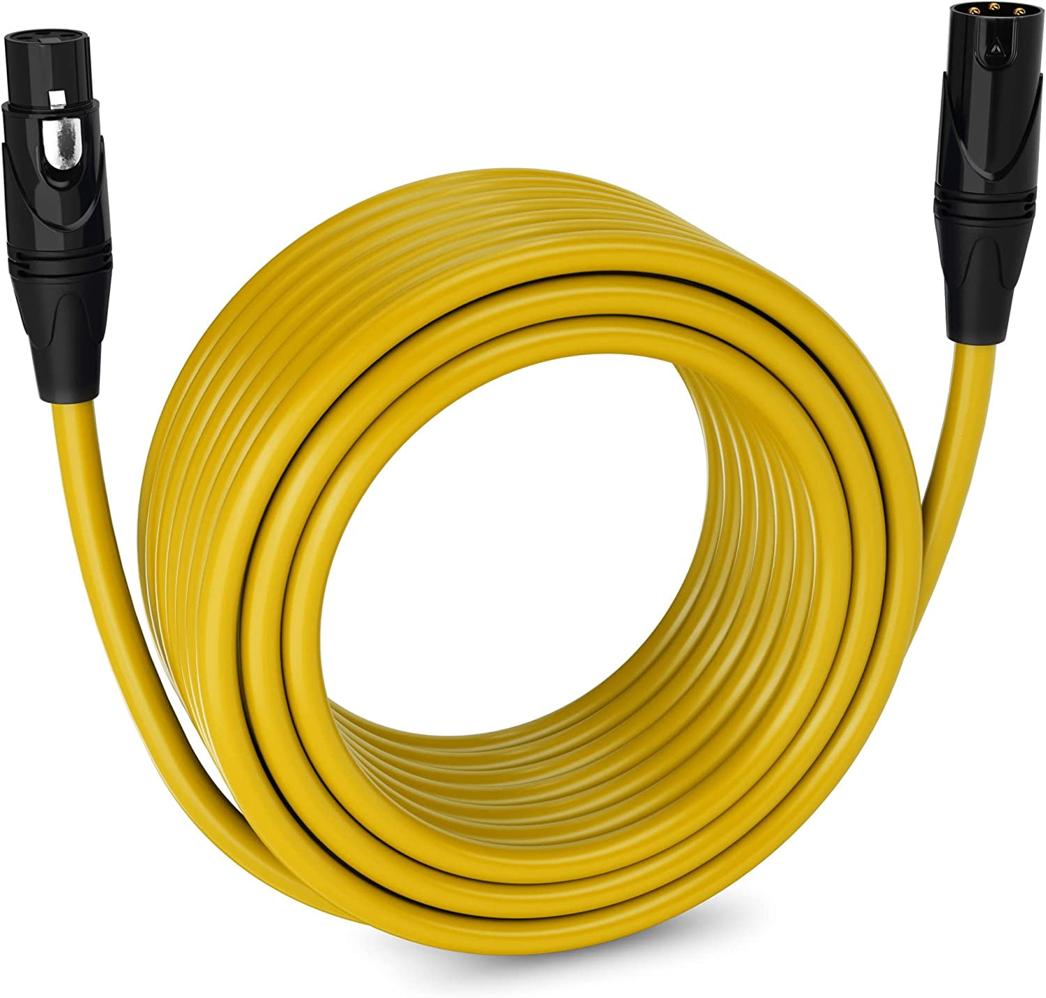 LyxPro 75 feet Microphone XLR Cable, Male to Female, 3 Pin Mic Cable ...