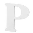 Cousin DIY 3" White Wood Letter P - Walmart.com