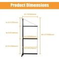 2 Pack of 3 Tier Shipping Container Shelving Brackets, Heavy Duty Shelf ...