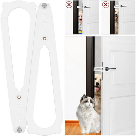 Jinsinto Cat Door Latch, 2PCS Cat Door Stopper - Cat Door Alternative ...