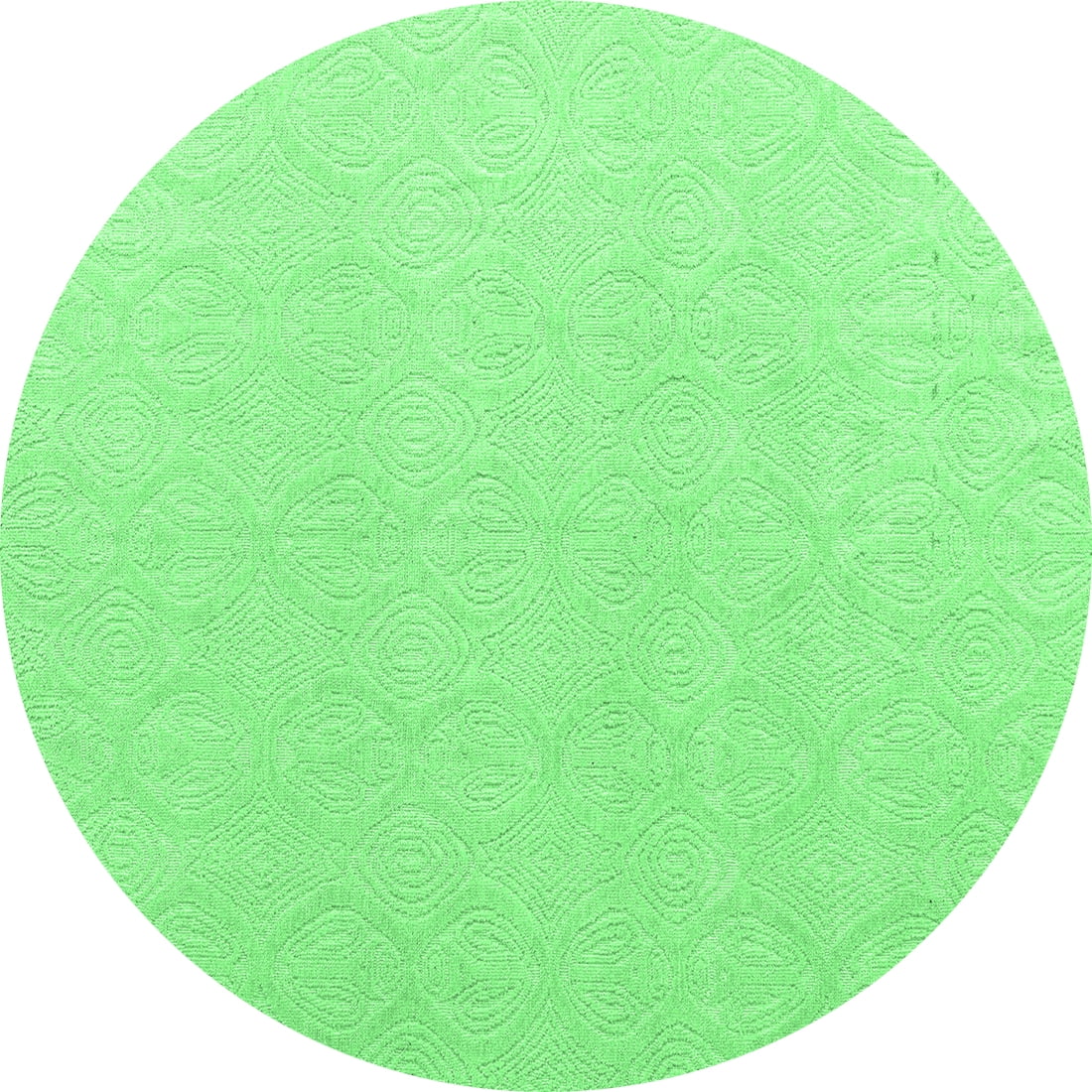 Ahgly Company Indoor Round Solid Emerald Green Modern Area Rugs, 7 ...