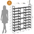 9 Tiers Large Shoe Rack Storage Organizer for Closet 50-55 Pairs Shoe ...
