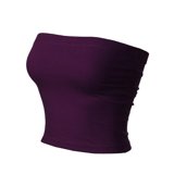 Made by Olivia Women's Solid Casual Summer Side Shirring Scrunched ...