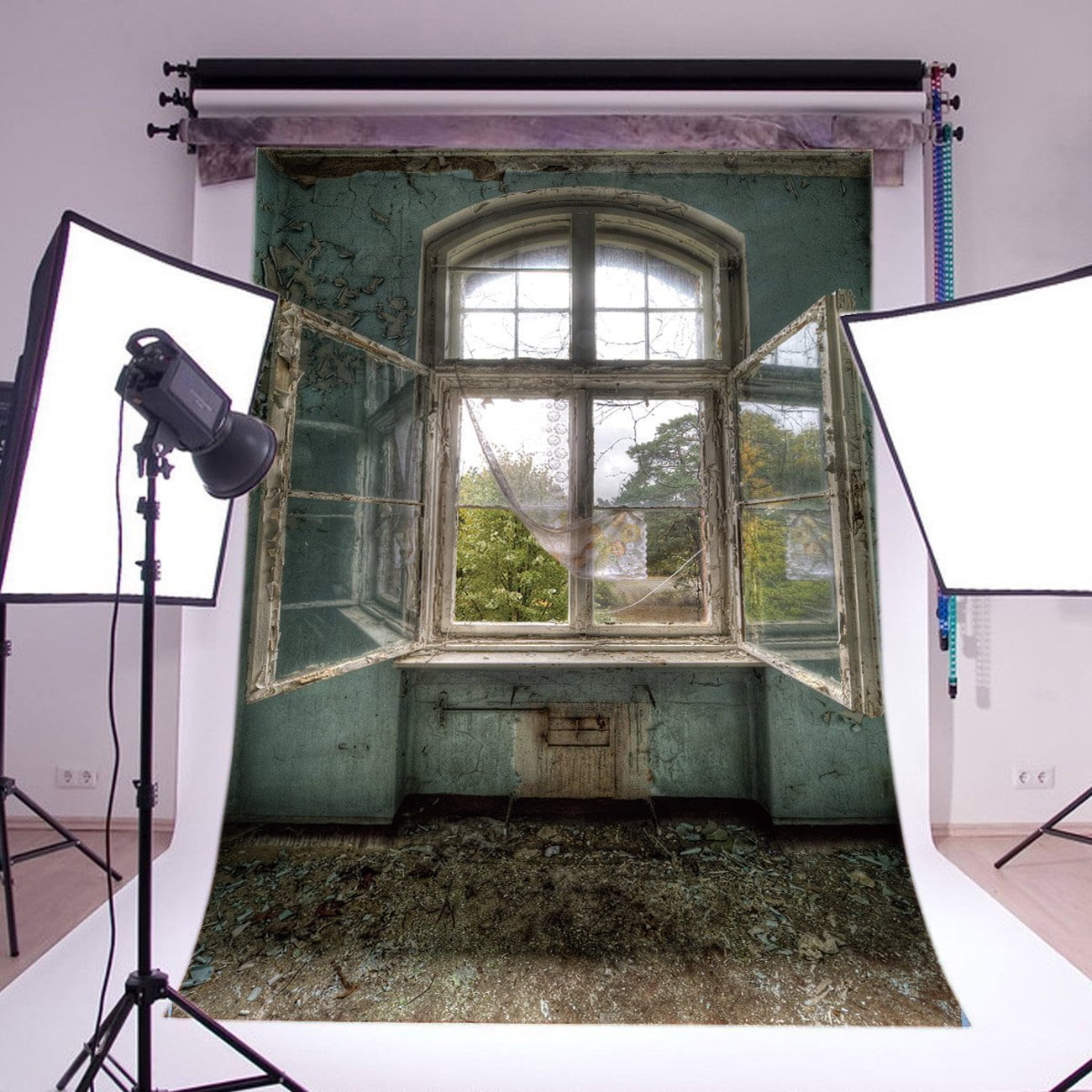 SAYFUT Photography Backdrops Vinyl Fabric Studio Photo Video Background Screen Props 10x10ft ...