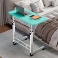 8-Color Selectable Mobile Height-Adjustable Computer Desk, Height ...