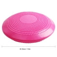 33CM Yoga Balance Disc Inflatable Stability Wobble Cushion Free Hand ...