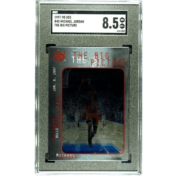 1997 Upper Deck UD3 Michael Jordan #45 The Big Picture SGC 8.5 ...