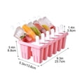 Ice Tray, Silicone Ice Cube Trays for Freezer, 12-Cavity Easy-Release ...