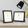 Giftgarden Document Frames Set of 7, 8.5x11 Black Picture Frames for ...