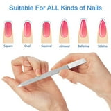 3-Piece Stainless Steel Nail File Set - Small & Large Fingernail Files ...
