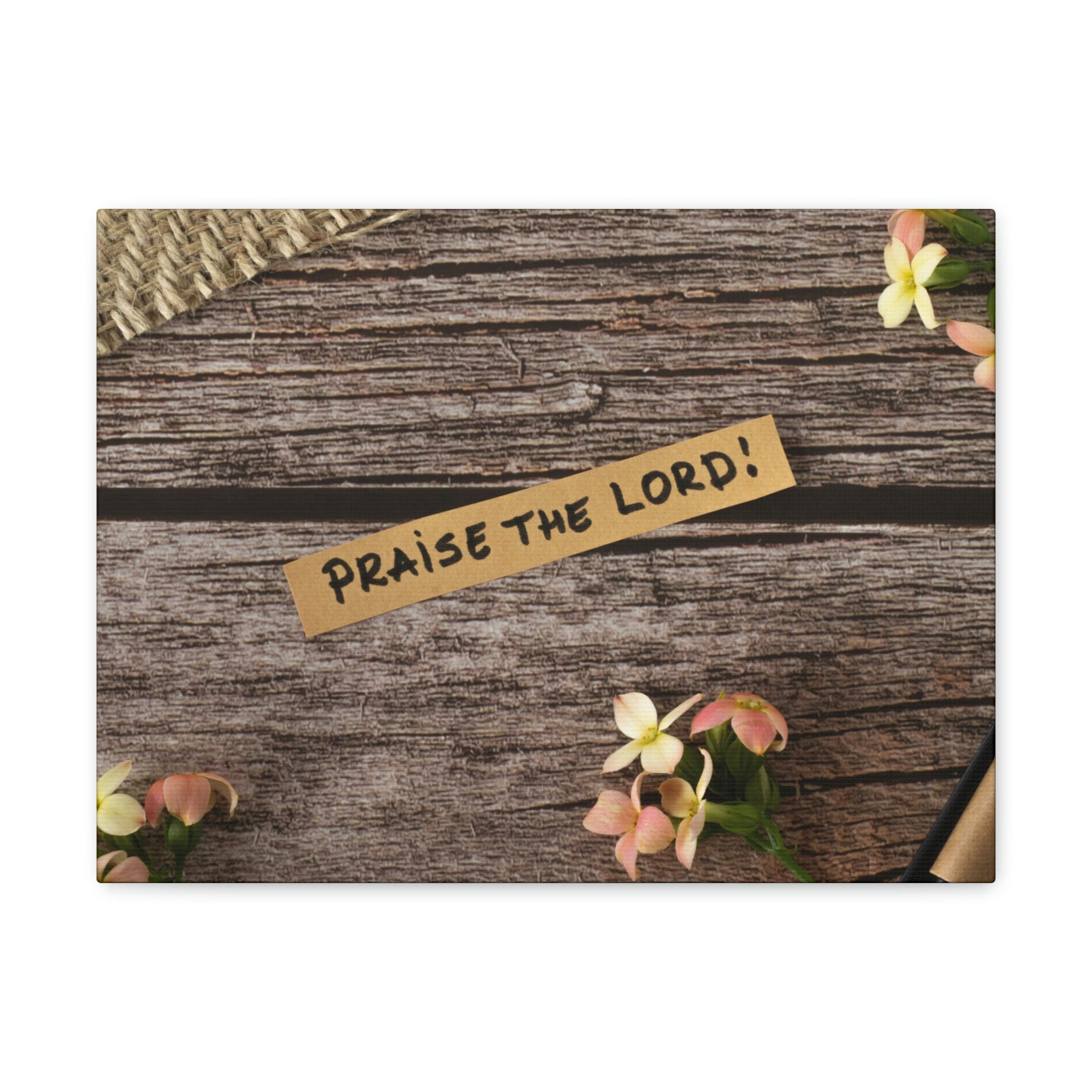 Scripture Walls Praise The Lord Psalm 150:6 Wood Bible Verse Canvas ...