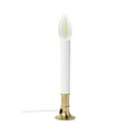 Creative Hobbies Electric Window Flameless Candles, Brass Base, Dusk to ...