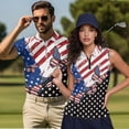 Aplkyhs Matching Golf Shirts for Couple American Flag Butterfly ...
