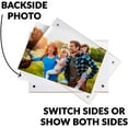 SimbaLux Magnetic Acrylic Photo Frame 8 in x 10 in Free-Standing Clear ...