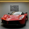 1:22 Ferrari Laferrari convertible Alloy Racing Car Model Diecast Metal ...