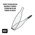 Fish Grill Basket - Fish Grilling Rack for Grill - Fish & Veggie Grill ...